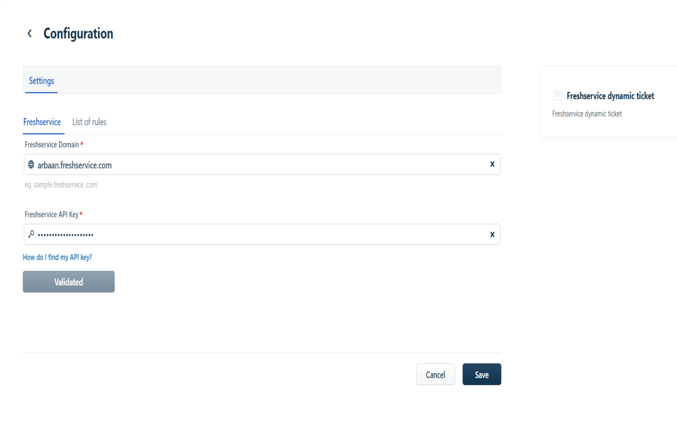 Freshservice Dynamic Ticket Fields Integration | Freshworks Marketplace